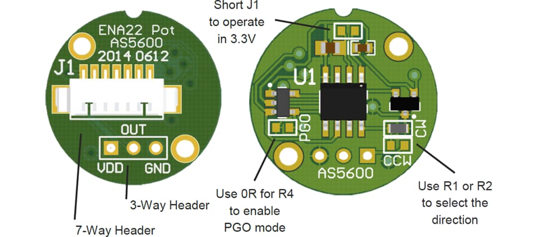 AS5600 12-Bit Potentiometer Reference Design - ams OSRAM | Mouser
