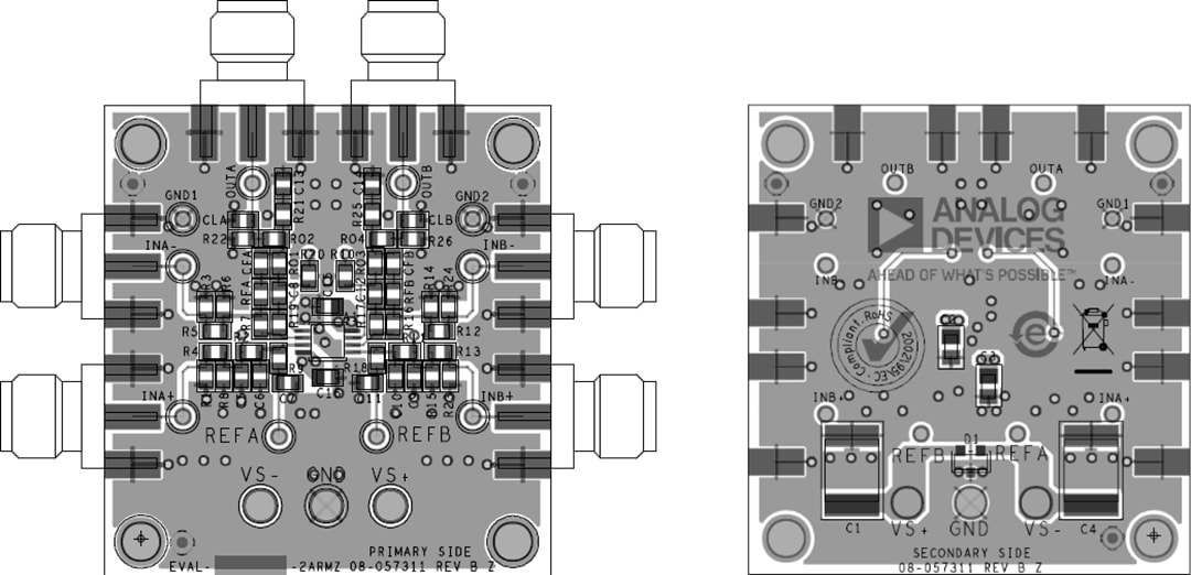EVAL-ADA4522-2ARMZ Evaluation Board - ADI | Mouser